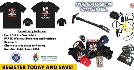 Try this FRF (Fire Rescue Fit) 5K +343 reps Workout